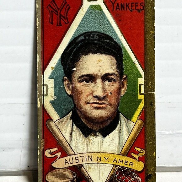 Other | 1911 T25 Jimmy Austin Gold Border Baseball Card New York ...